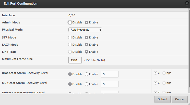 So when I create the port channel, I set it up in the following matter:
