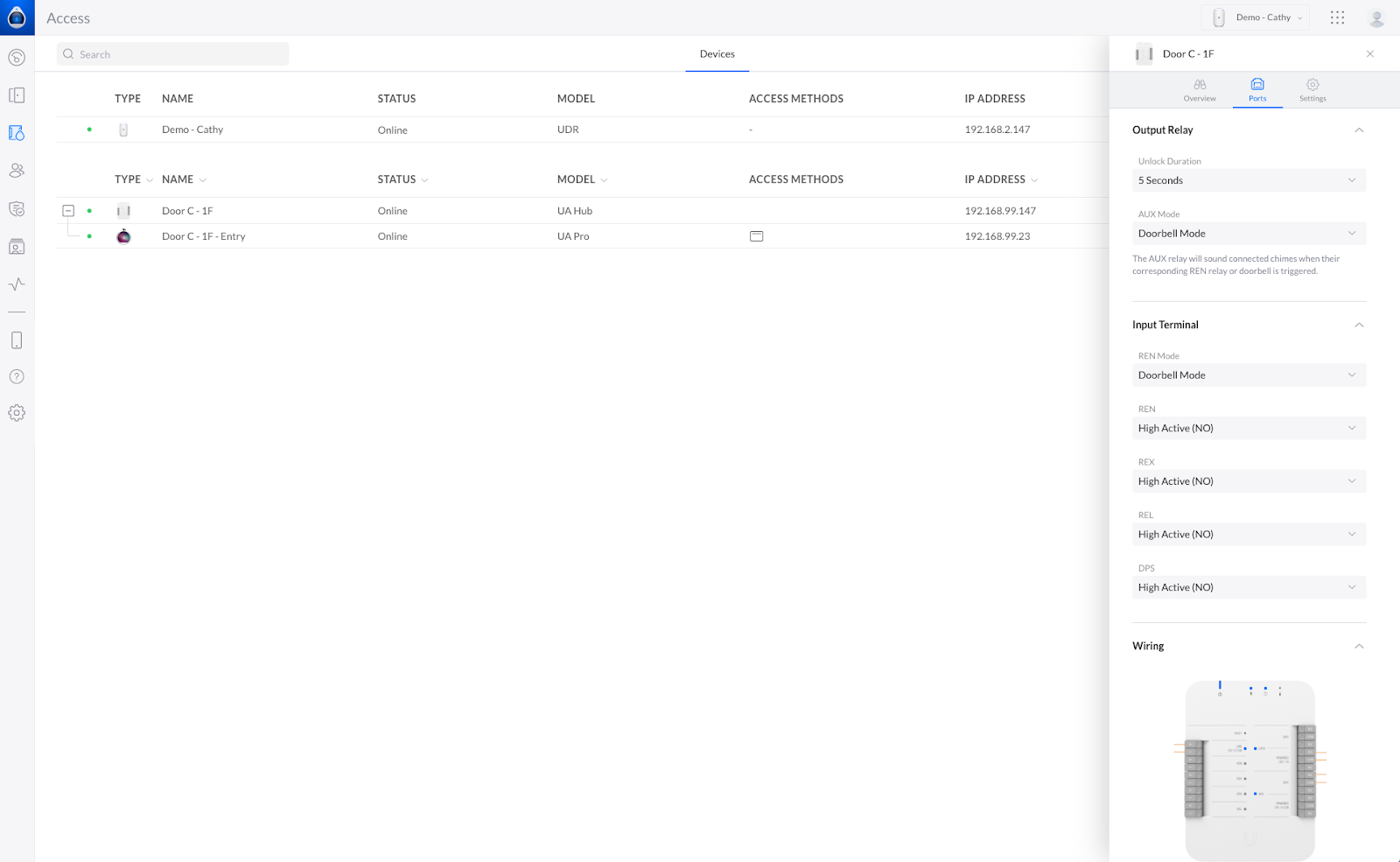 2. To set the DPS input terminal, follow the steps below: